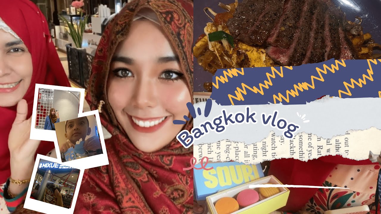 Bangkok vlog-eating, shopping - YouTube