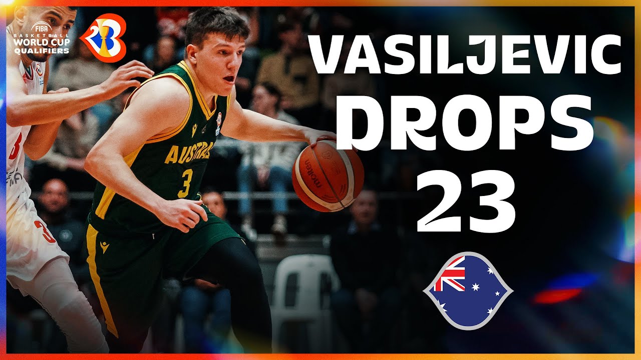 Dejan VASILJEVIC's 🇦🇺 | Full Highlights | | 23 POINTS - FIBA Basketball ...