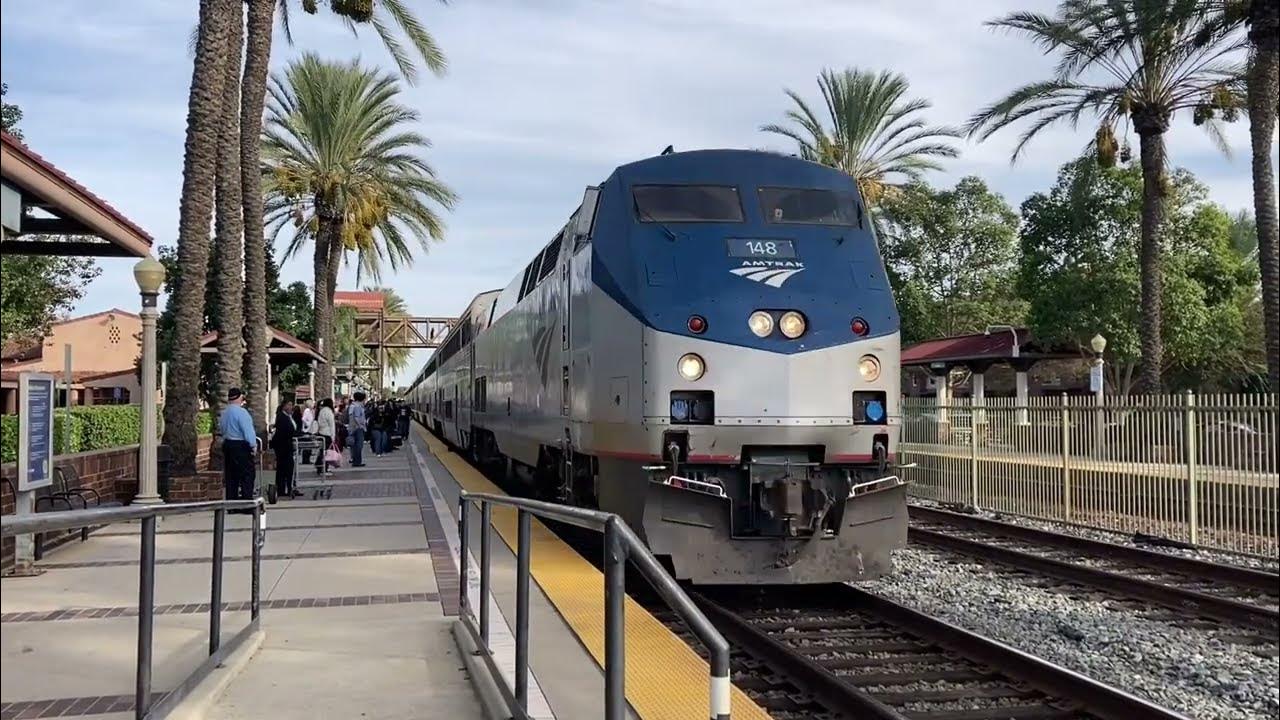 (Rare!) P42 148 on the Surfliner! - YouTube