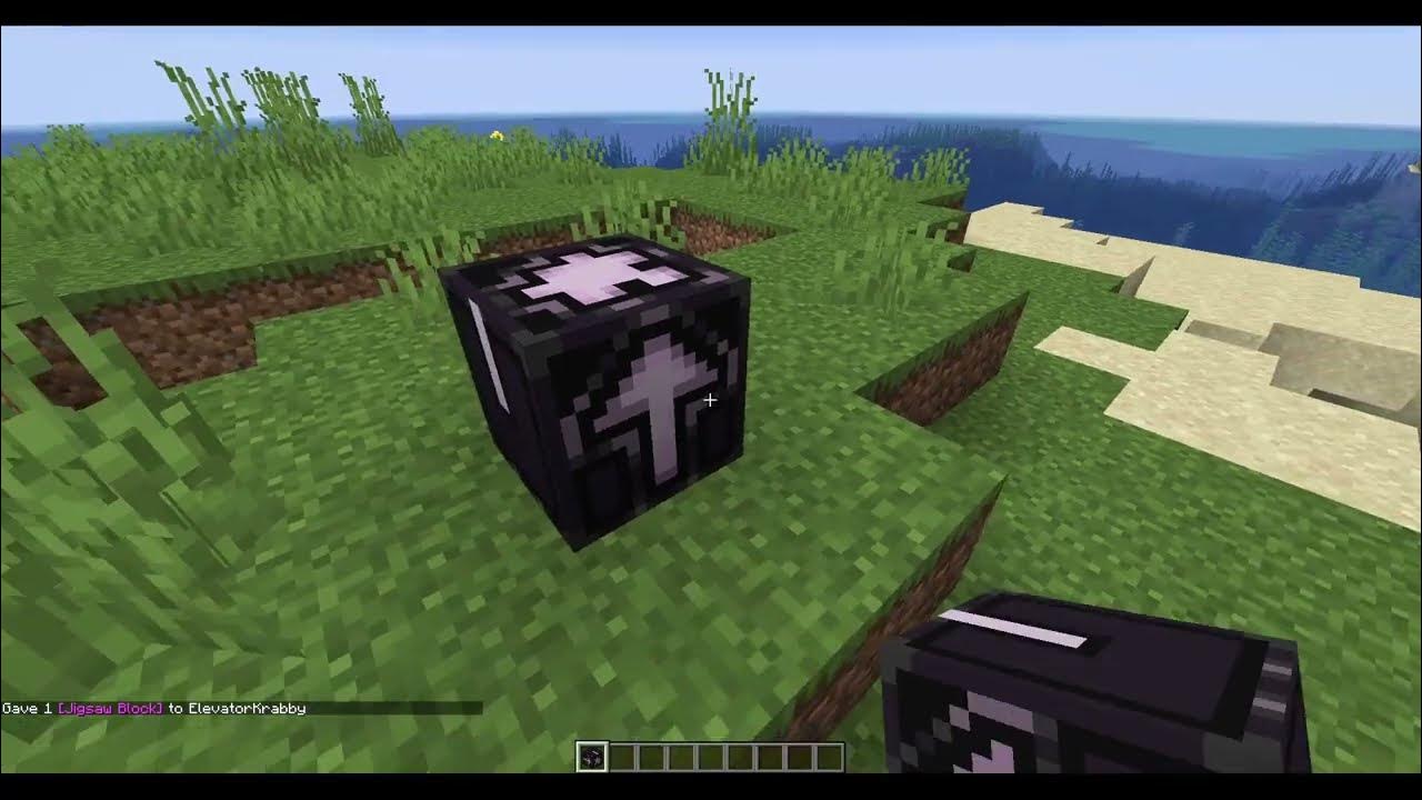 Minecraft 20w22a! Jigsaw Blocks! - YouTube