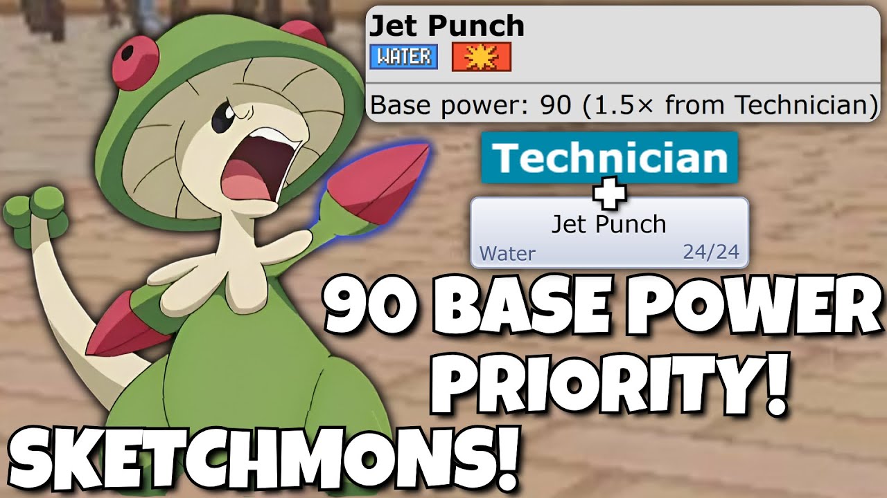 JET PUNCH TECHNICIAN BRELOOM WAS BANNED IN SKETCHMONS! POKEMON SCARLET AND VIOLET - YouTube