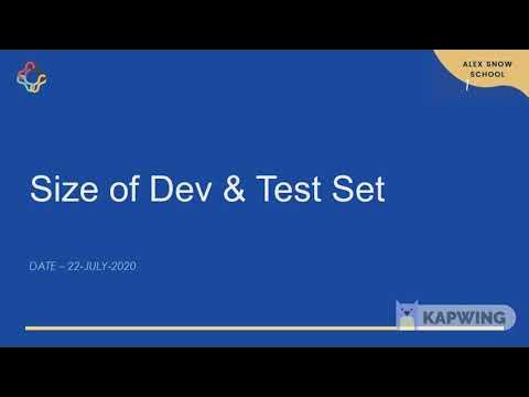 0001 Train/dev/ test dataset - YouTube