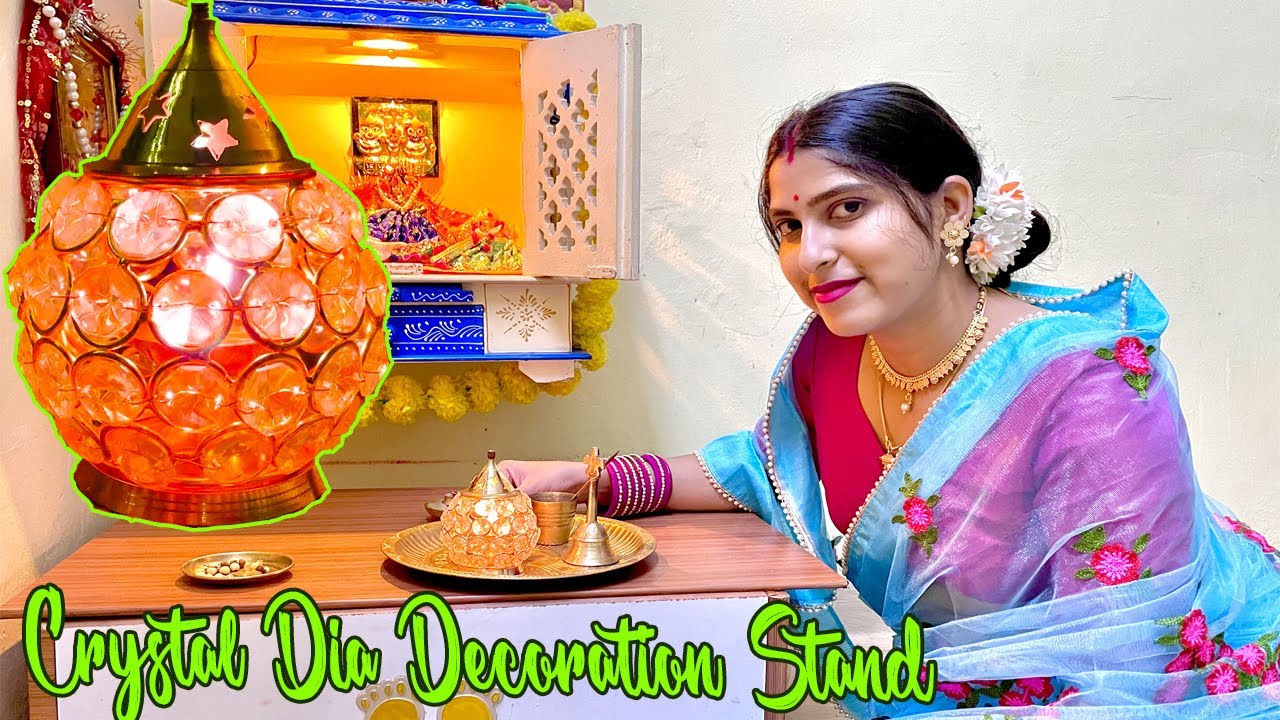 Dia Crystal Decoration Stand || Brass made dia stand - YouTube