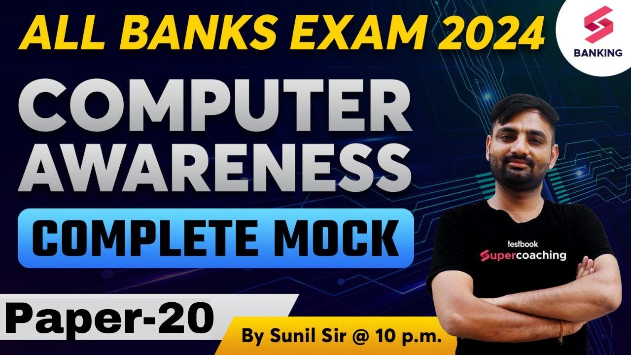 All Bank Exam 2024 | Computer Awareness | Computer Questions Practice ...