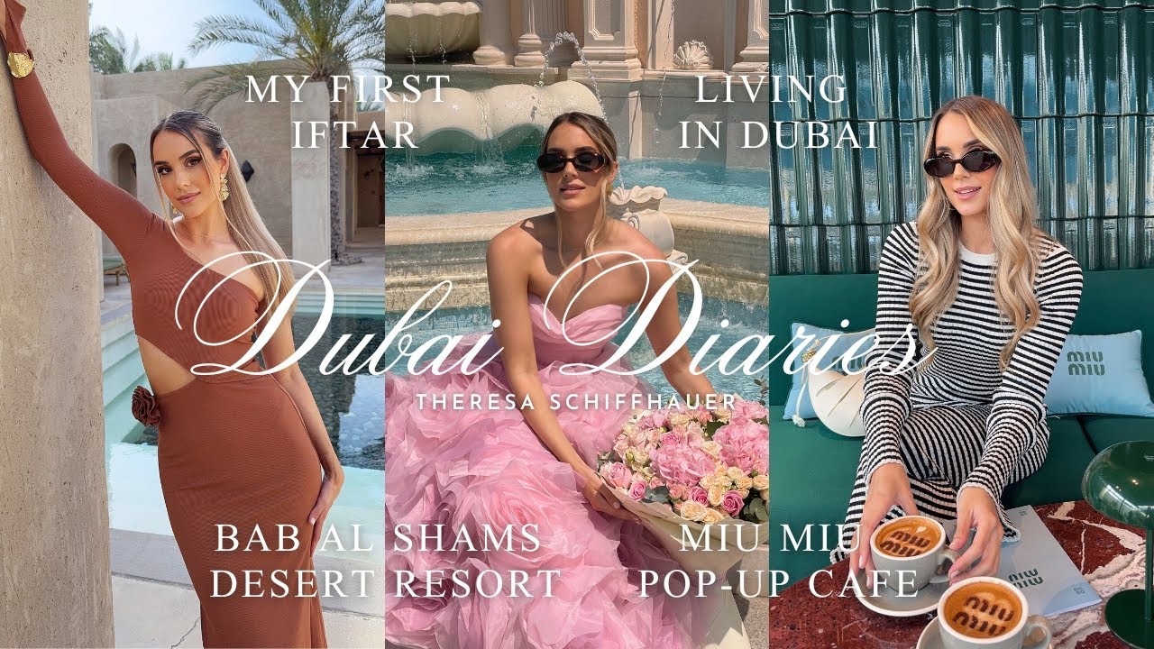 Dubai Weekly Vlog - Trip to the desert, Miu Miu Cafe & my first Iftar ...
