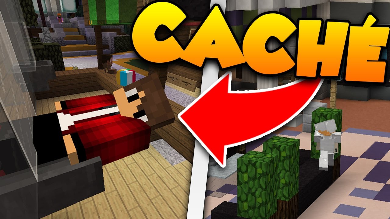 LA MEILLEUR PLANQUE EN CACHE CACHE - Minecraft HIDE AND SEEK - YouTube