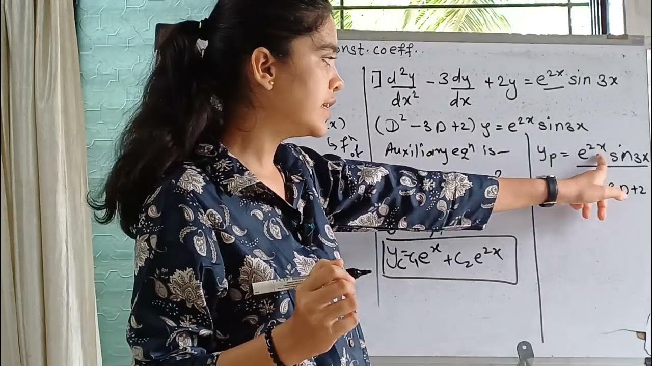 Particular Integral Case 3: f(D)y=e^ax.function of X| Linear D.E.with Constant Coefficient |# ...