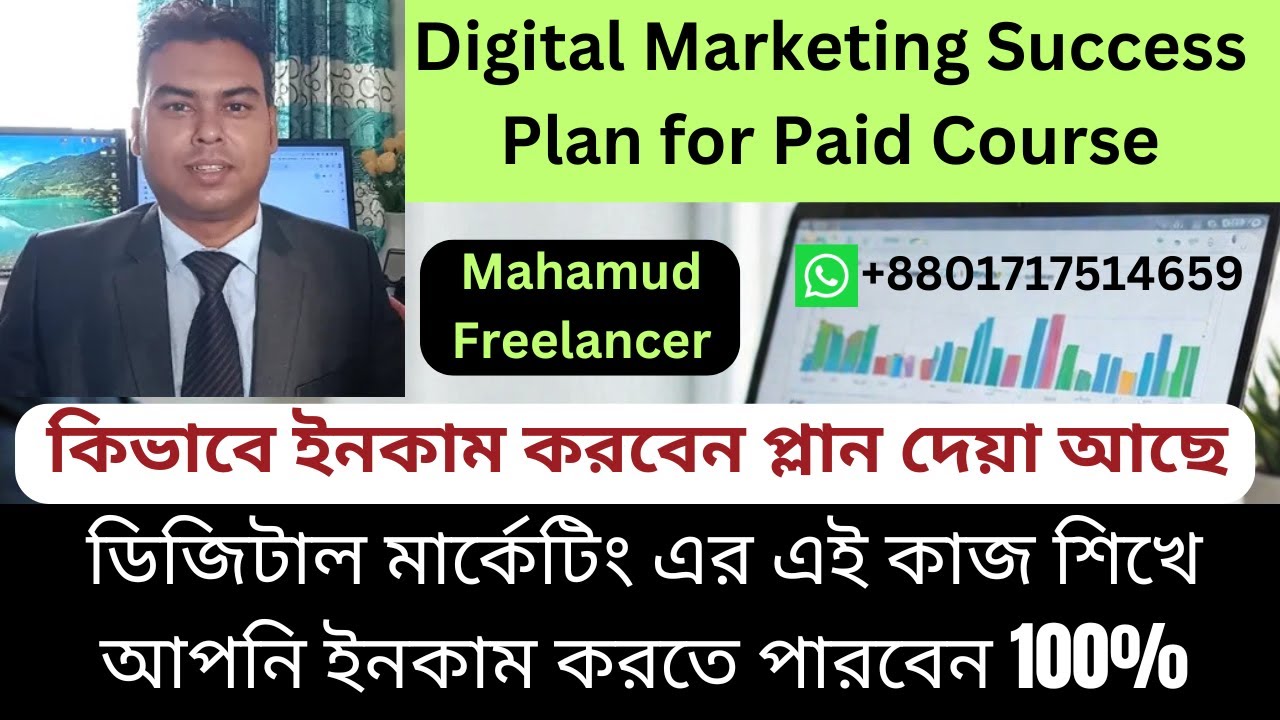 digital marketing success plan for paid course | digital marketing in ...