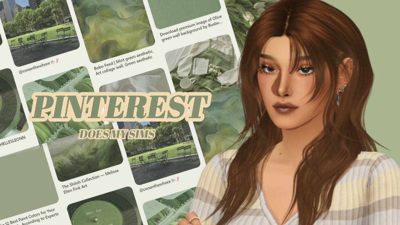 Pinterest Makes My Sims! | Sims 4 CAS Challenge - YouTube