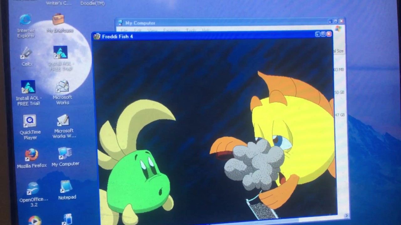 Freddi Fish sneezes - YouTube