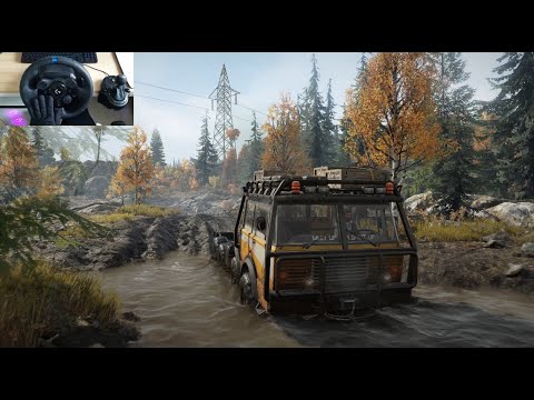 SnowRunner | TATRA 813_Clear rocks | Logitech G923 - YouTube
