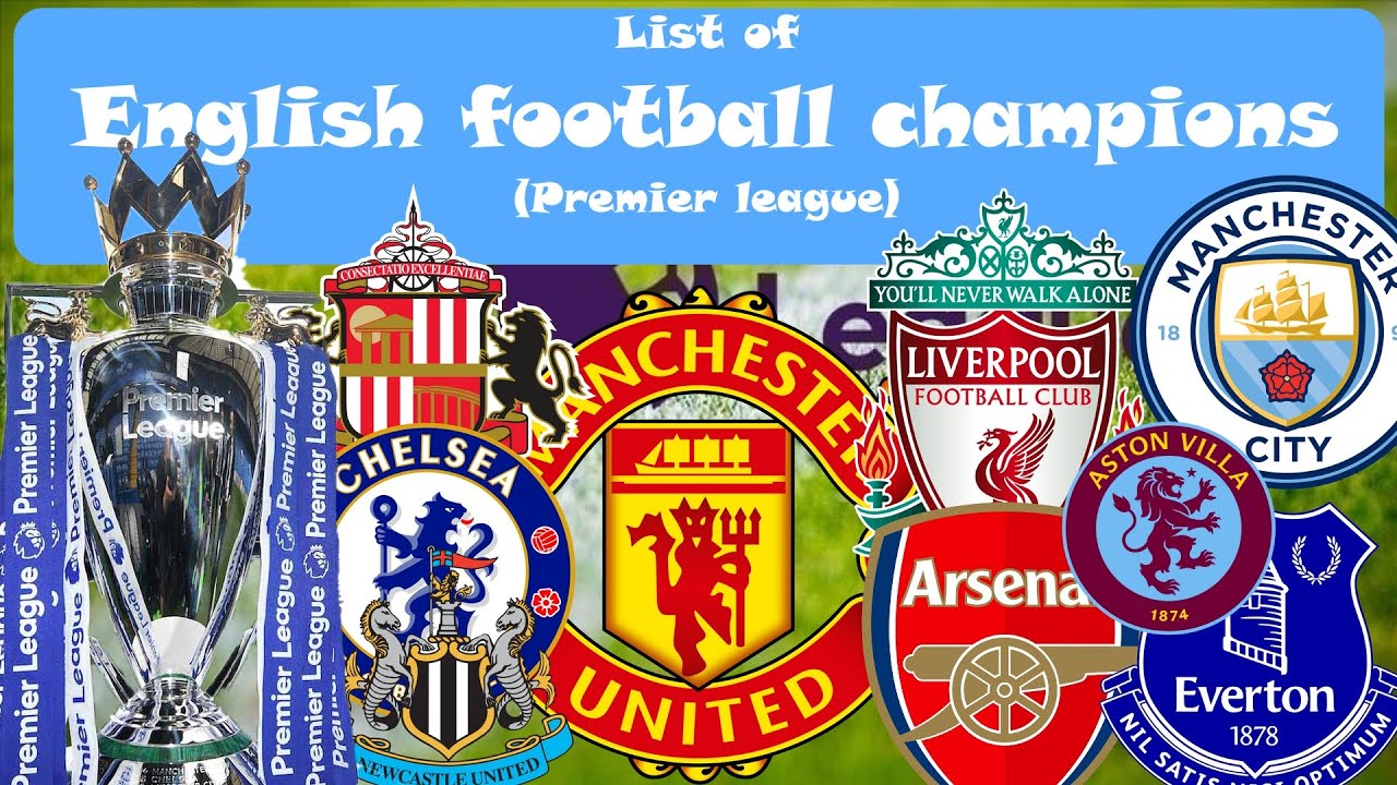 List Of English Football Champions | Premier League - YouTube