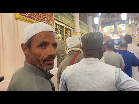 MEDİNE MESCİDİ NEBEVİ - EFENDİMİZİ SELAMLAMA @Halilaktaş61