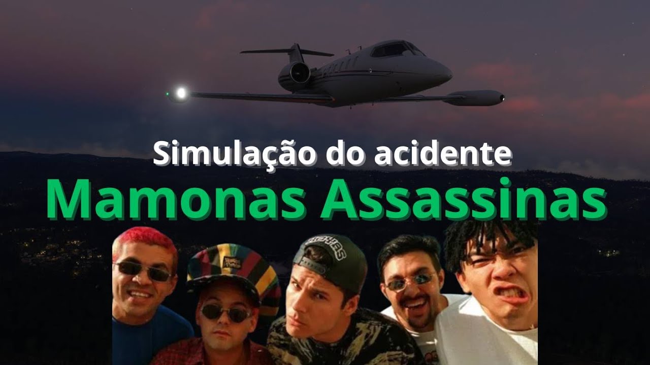 Simulação do acidente dos Mamonas Assassinas - PT-LSD (X-Plane 11 ...