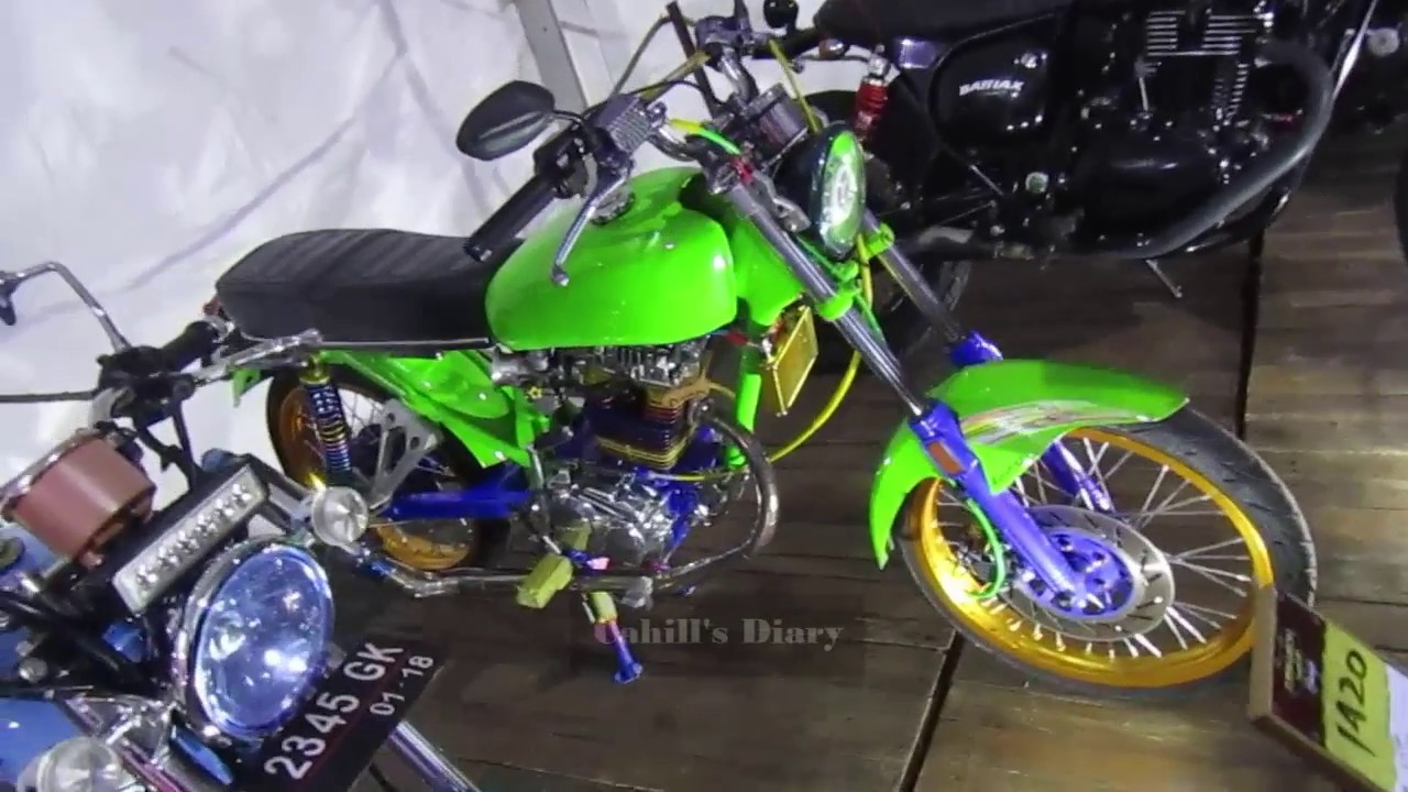 REVIEW HONDA GL MAX 125 CB CLASSIC CUSTOM - YouTube