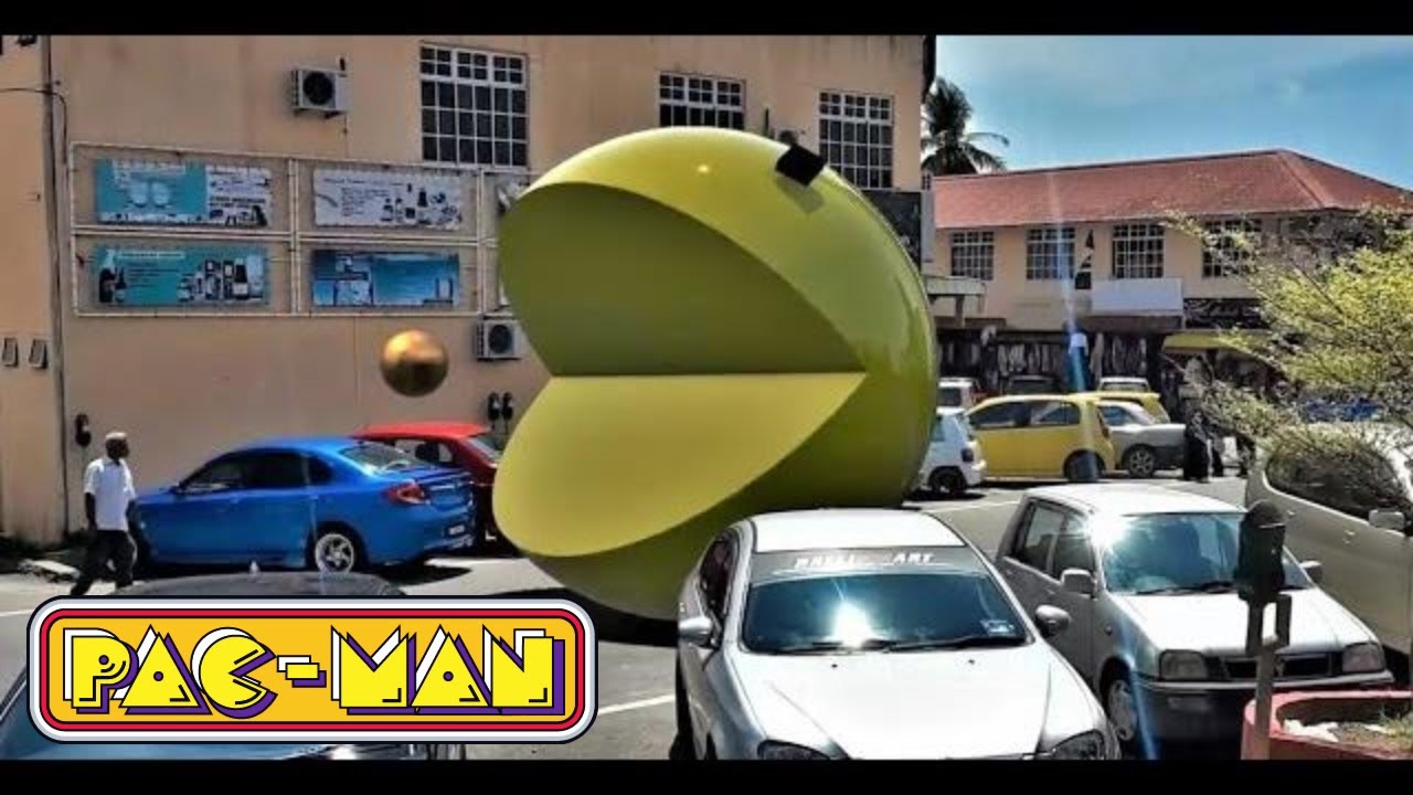 Pac-Man in Real Life - YouTube