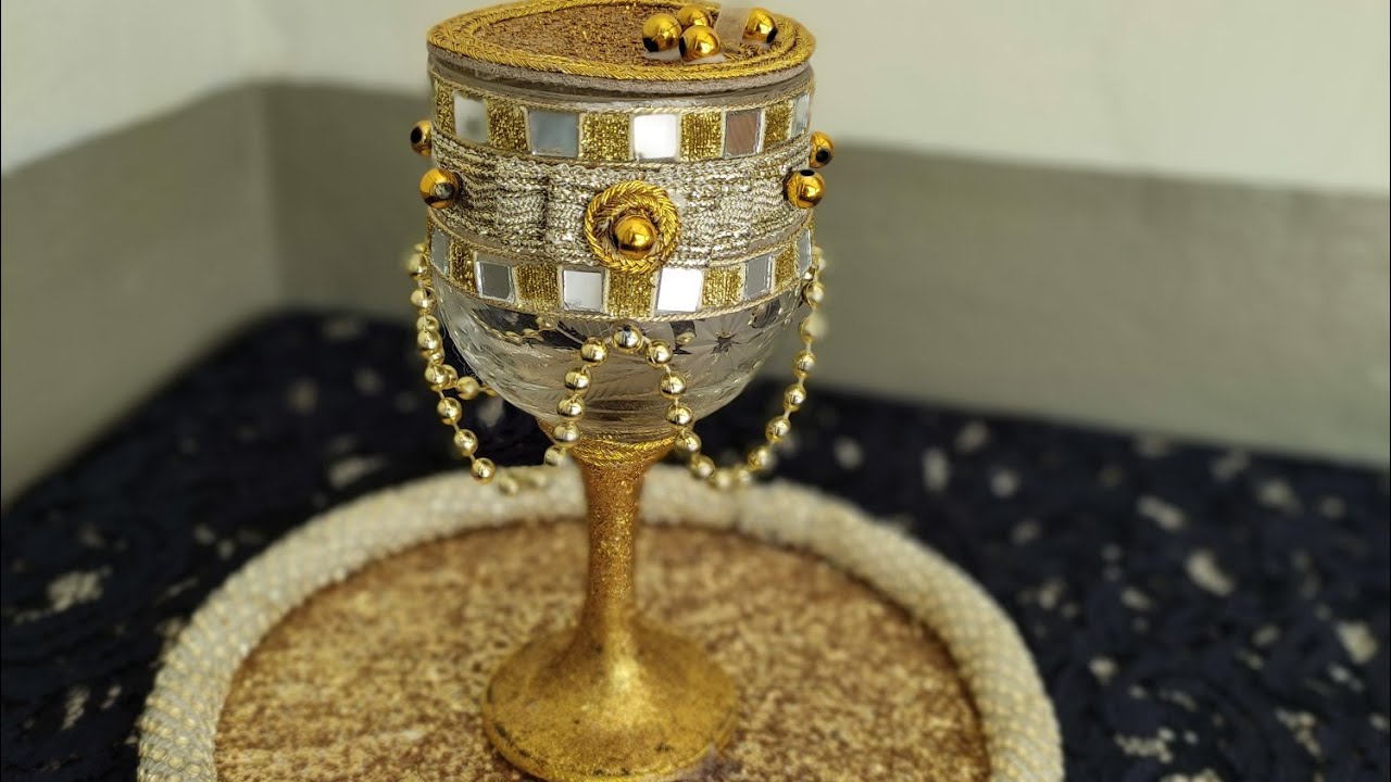 How To Make Doodh Pilai Glass/ Doodh Pilai Glass and Try Decoration ...