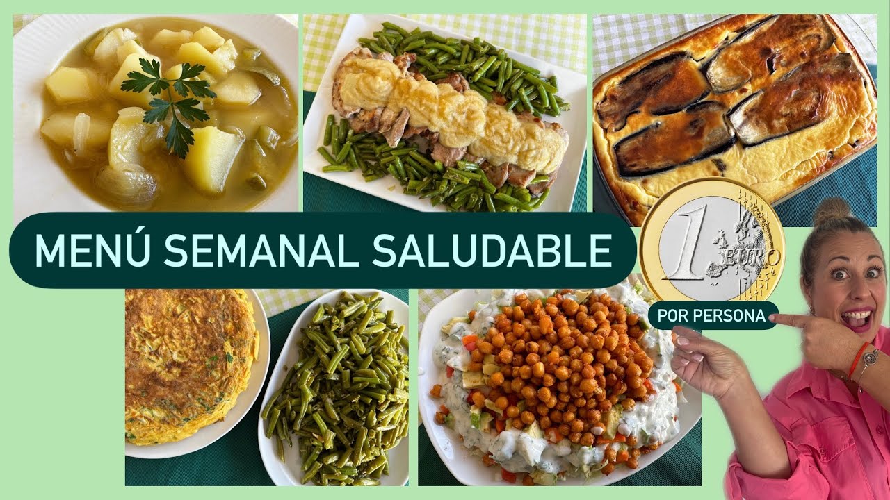 Menú Semanal SALUDABLE y BARATO #43. Supervisado por una ...