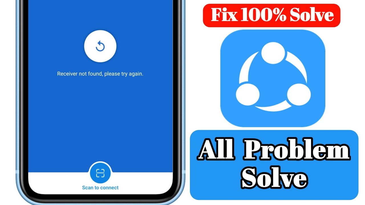 How to Fix All Shareit Problems Not Send/Receive/Connect in Android ...
