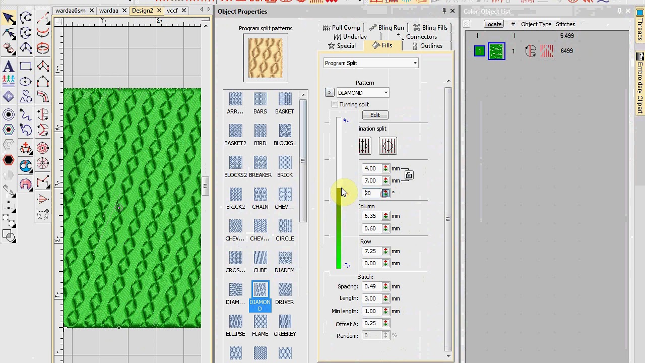 سلسله دروس تعليم الويلكم program split in wilcom e4 - YouTube