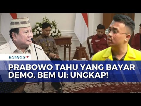 BEM UI Minta Presiden Prabowo Ungkap Data Pihak yang Bayar Demo | SAPA MALAM