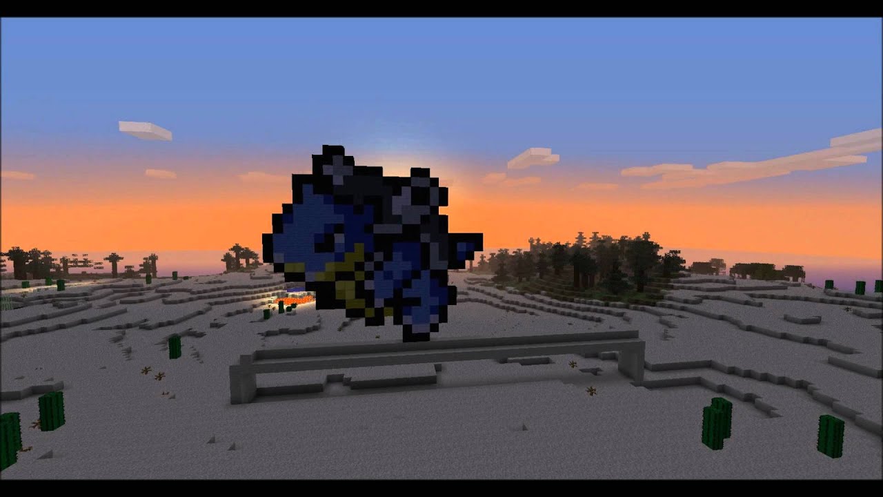 Minecraft Quick Builds - Blastoise - YouTube