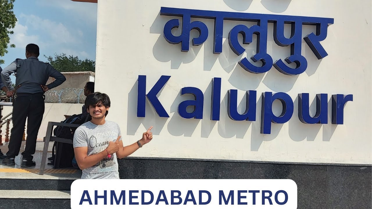 Gurukul to kalupur in metro.Ahmedabad metro vlog🚃🚃 - YouTube