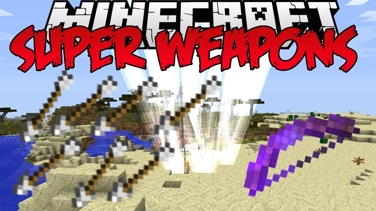 Minecraft | Super Weapons "ARROW ROULETTE!" | One Command - YouTube