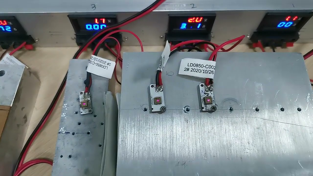 VCSEL-array Laser Diode 2W 860nm 850nm - YouTube