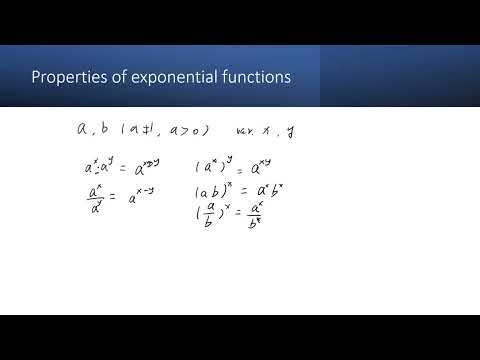 Calculus - Lecture Week 3.2 - exponential function, logarithmic ...