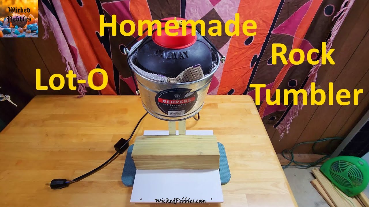 Homemade Lot-O Tumbler Build Your Own Vibratory Rock Tumbler For $110 ...