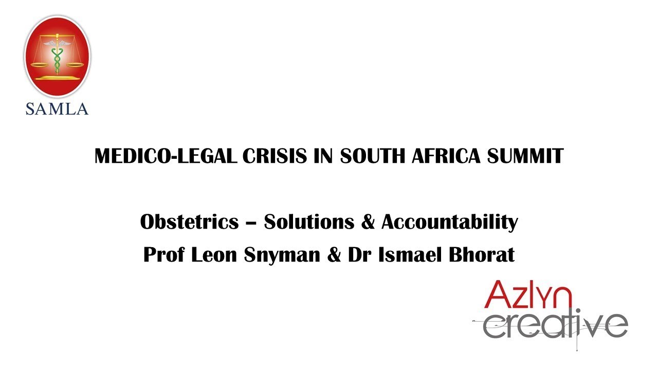 2.8.3 Obstetrics – Solutions & Accountability Prof Leon Snyman & Dr ...