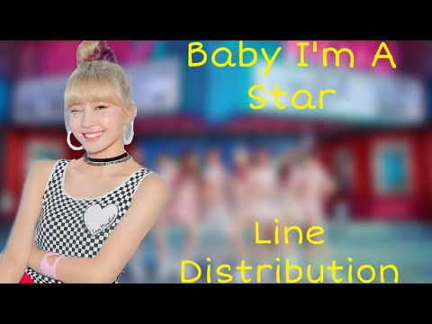 NiziU- “Baby I’m A Star” Line Distribution - YouTube