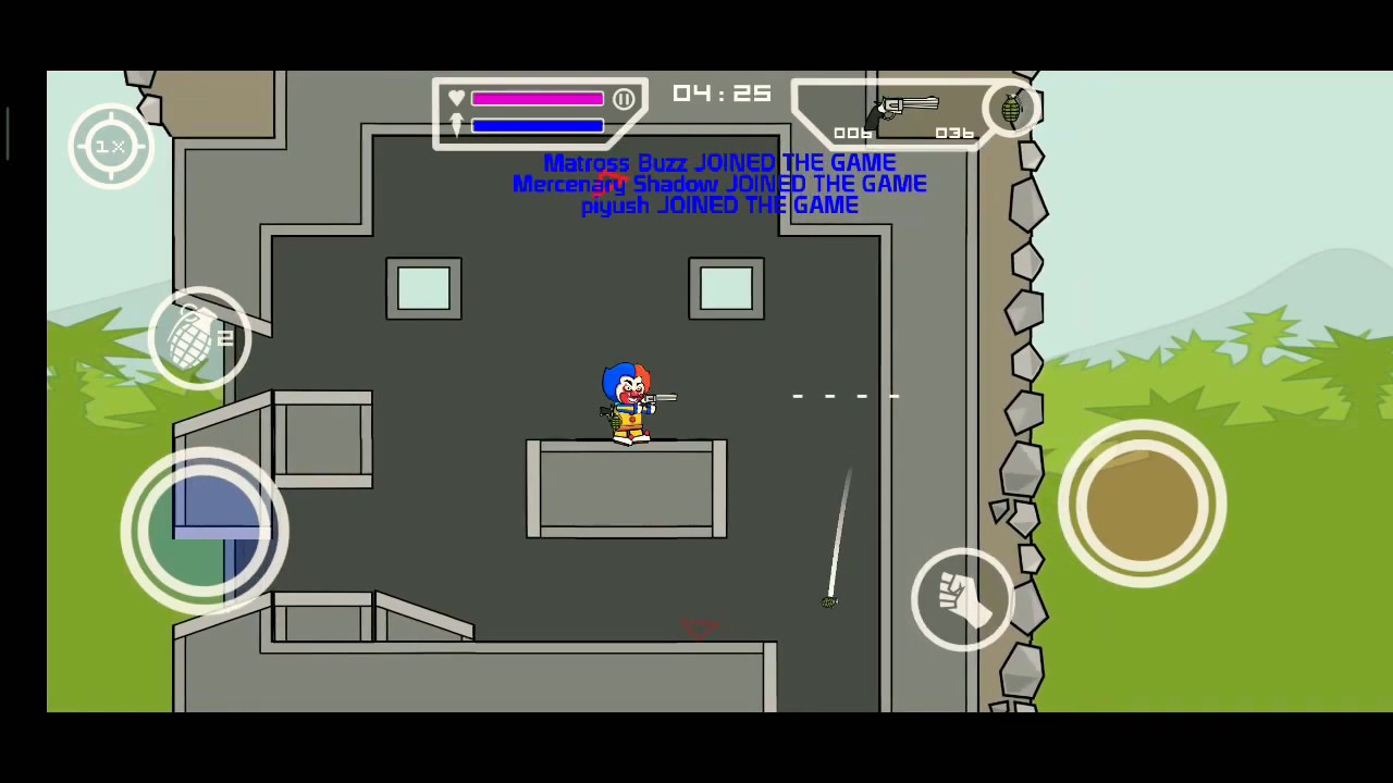 mini militia game play in high tower map. - YouTube