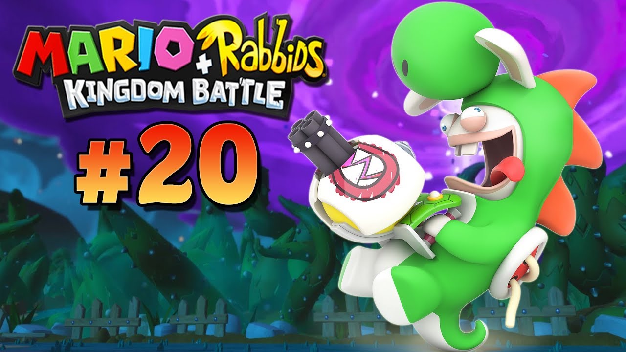 MARIO + RABBIDS KINGDOM BATTLE | PARTE #20 | RABBID YOSHI EN COMBATE ...