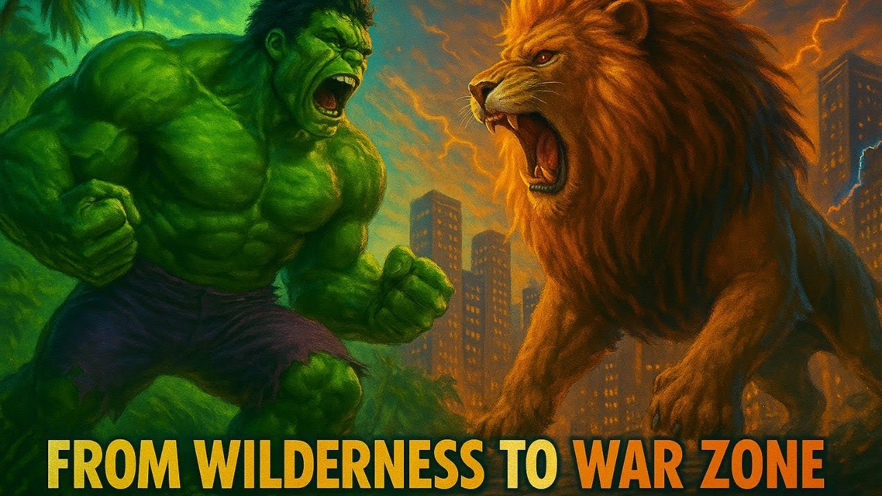 HULK vs BIG LION – The Ultimate Jungle to City Showdown! - YouTube