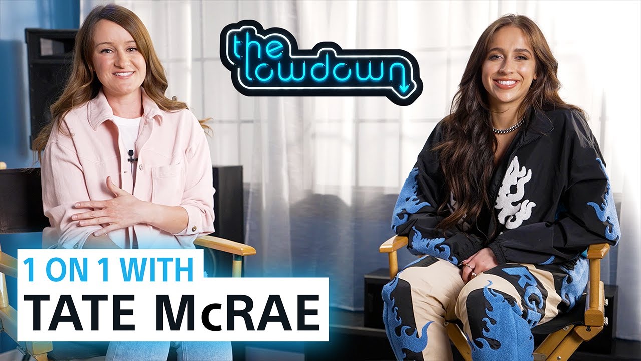 On Set with Tate McRae! | The Lowdown Artist Spotlight - YouTube