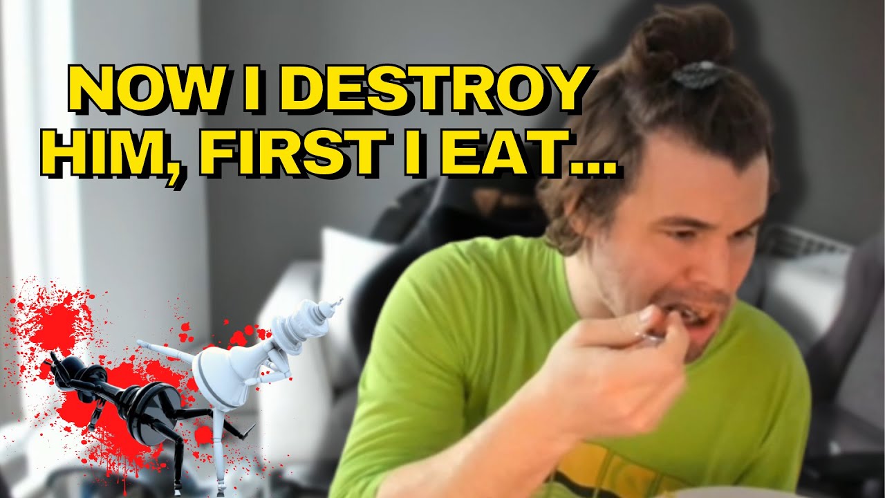 Magnus Carlsen wins as he eats - BLITZ CHESS - YouTube