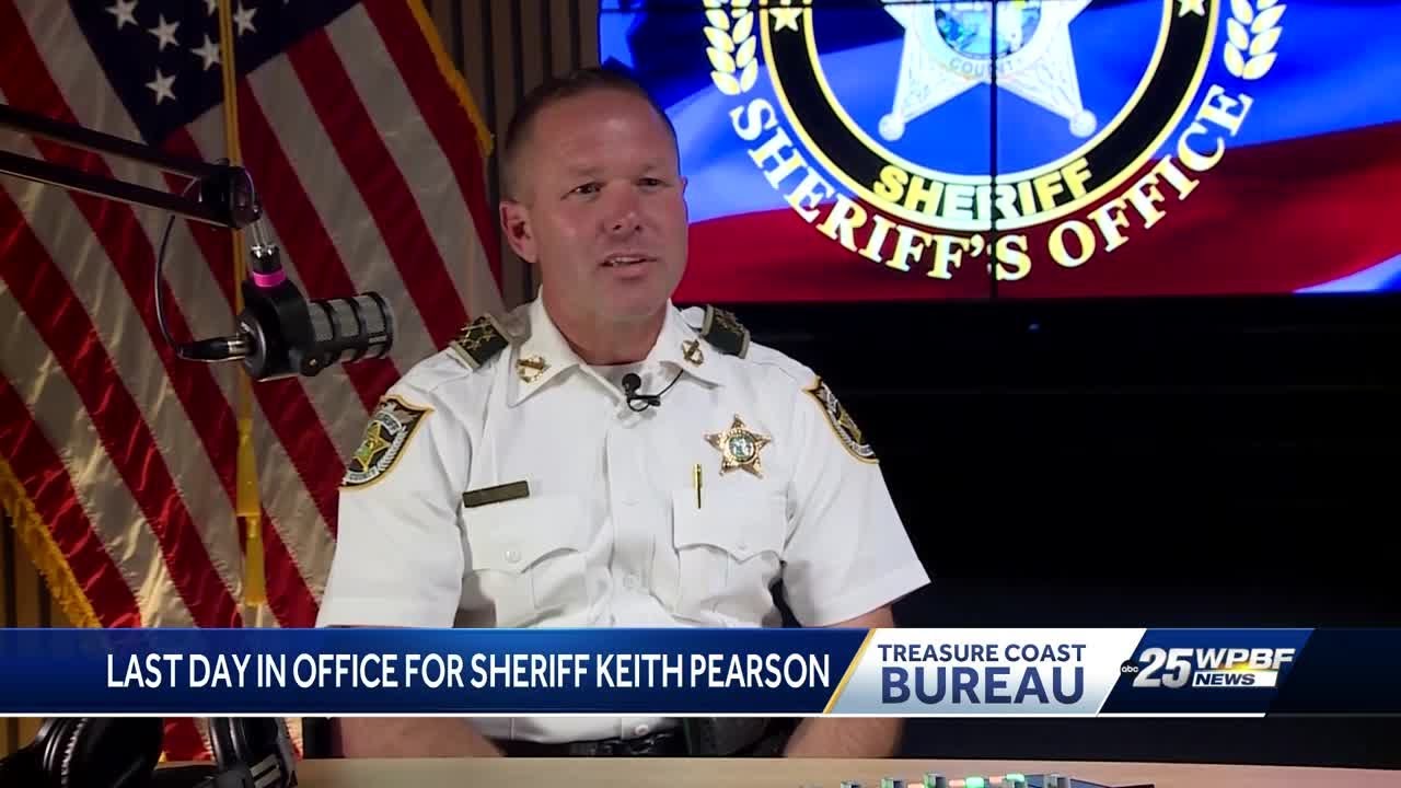 St. Lucie County Sheriff Keith Pearson reflects on year in office - YouTube