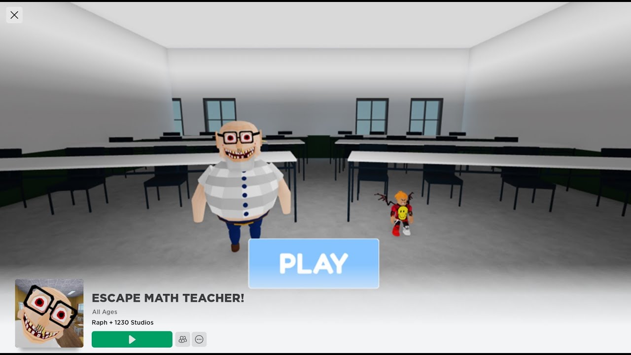 ESCAPE MATH TEACHER! #roblox - YouTube