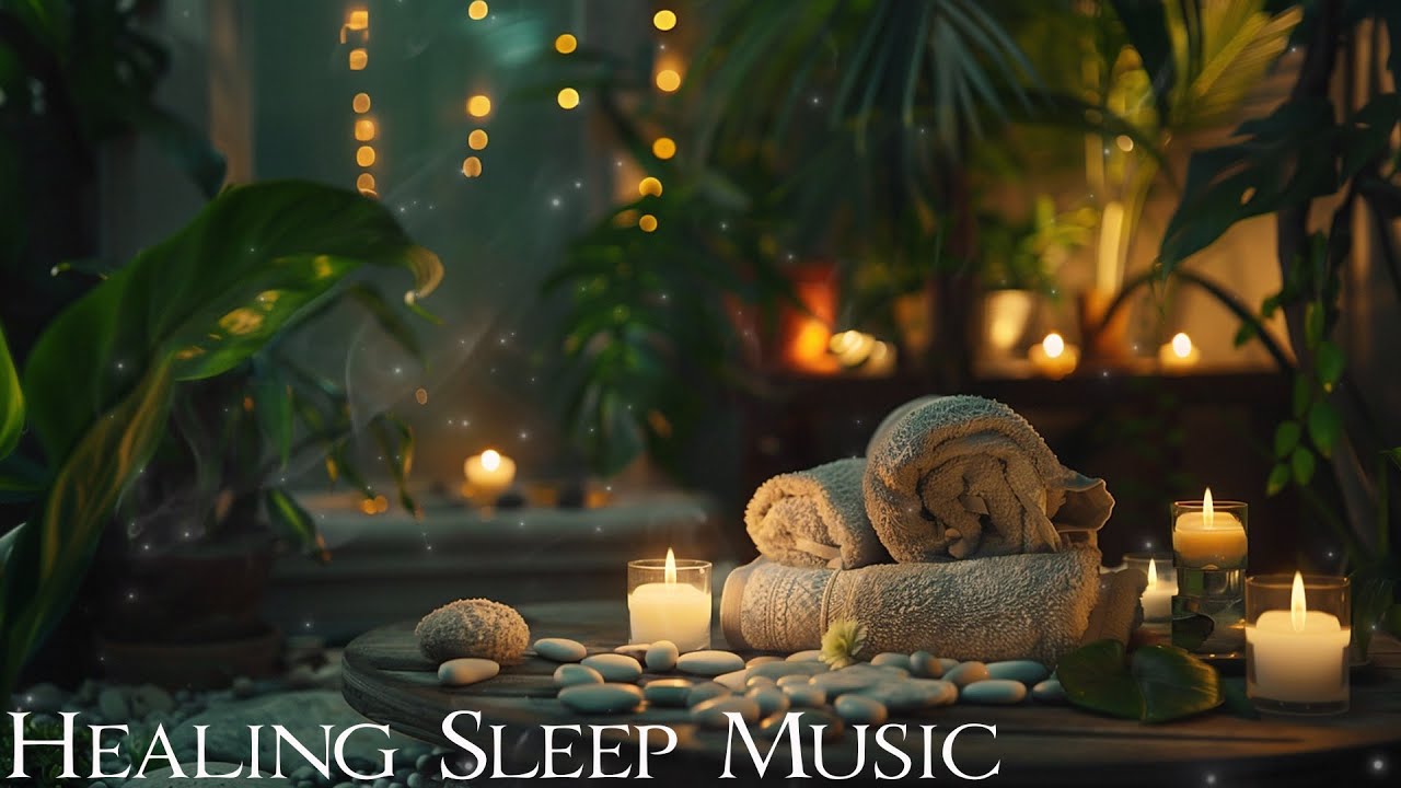 Sleep Music Helps You Sleep Comfortably 🤗 Cures Insomnia, Water Noise ...