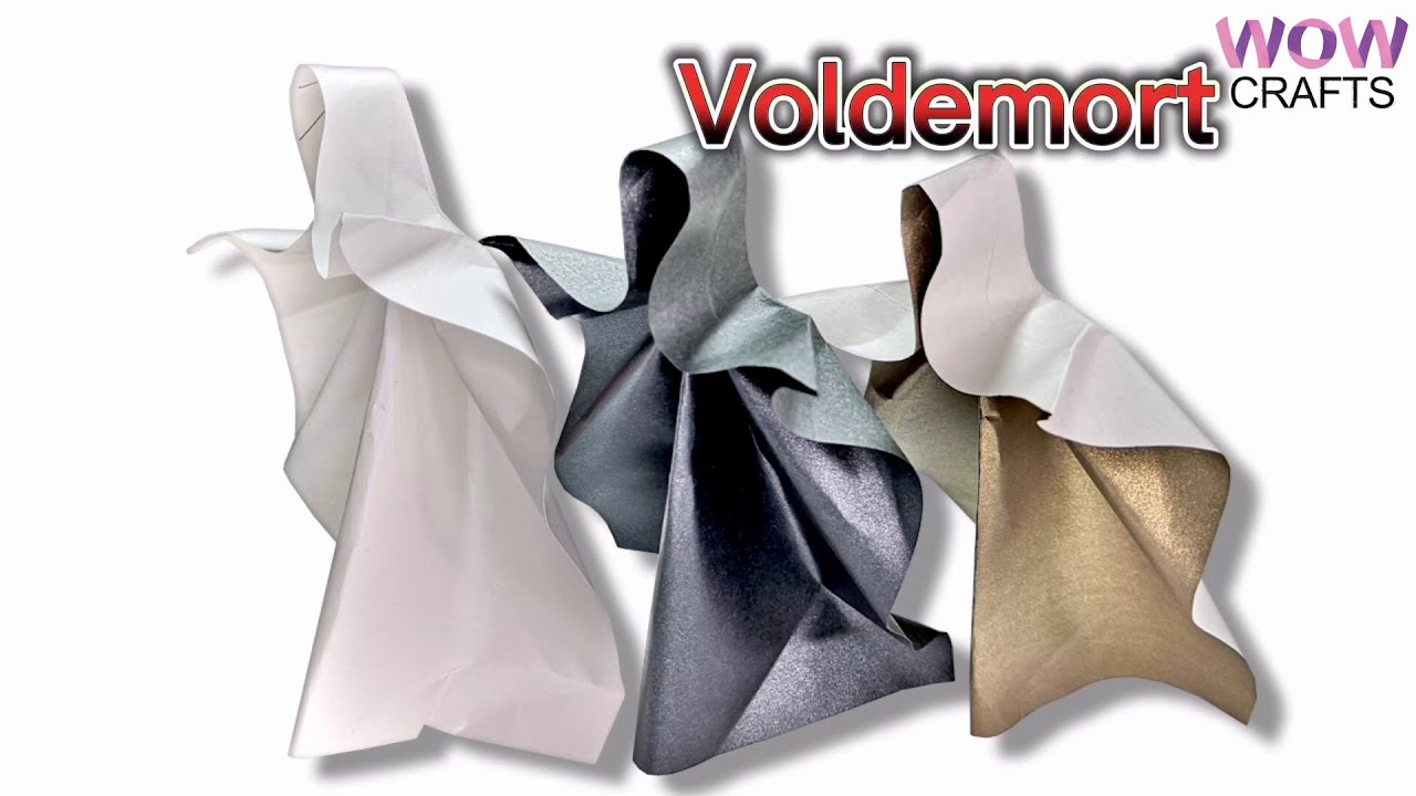 Paper Dementors Harry Potter | Easy DIY | Harry Potter Origami Dementor ...