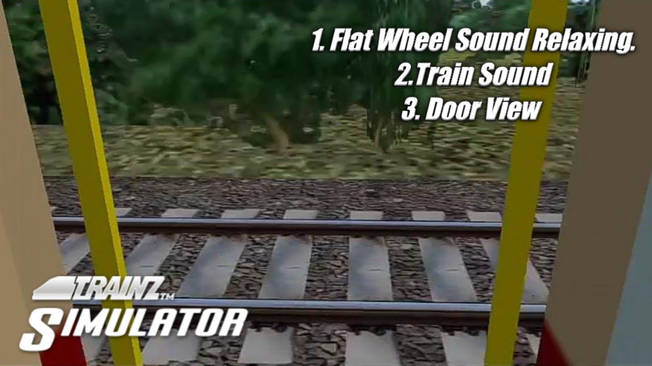 Flat Wheel Sound ||Relaxing Train Sound In Trainz Simulator #OpenRail ...