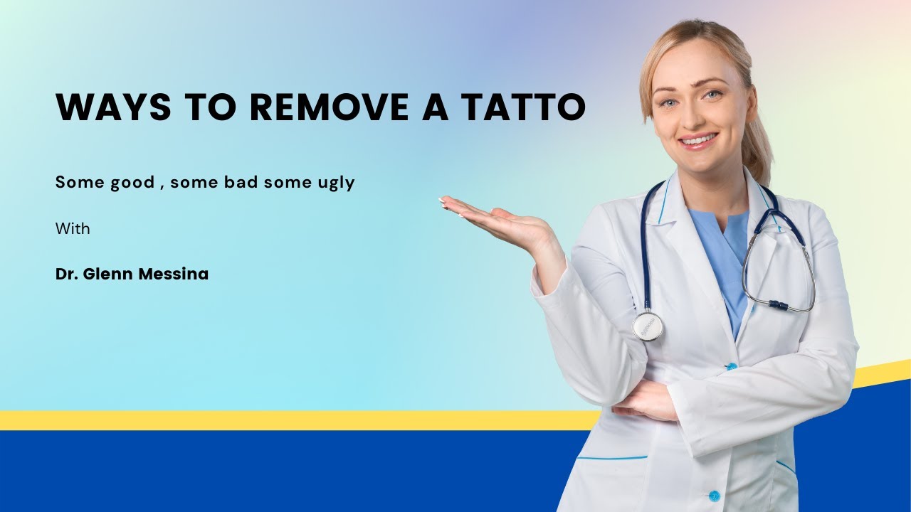 How To Remove Your Tattoo From Saline To Laser Tattoo Removal - YouTube