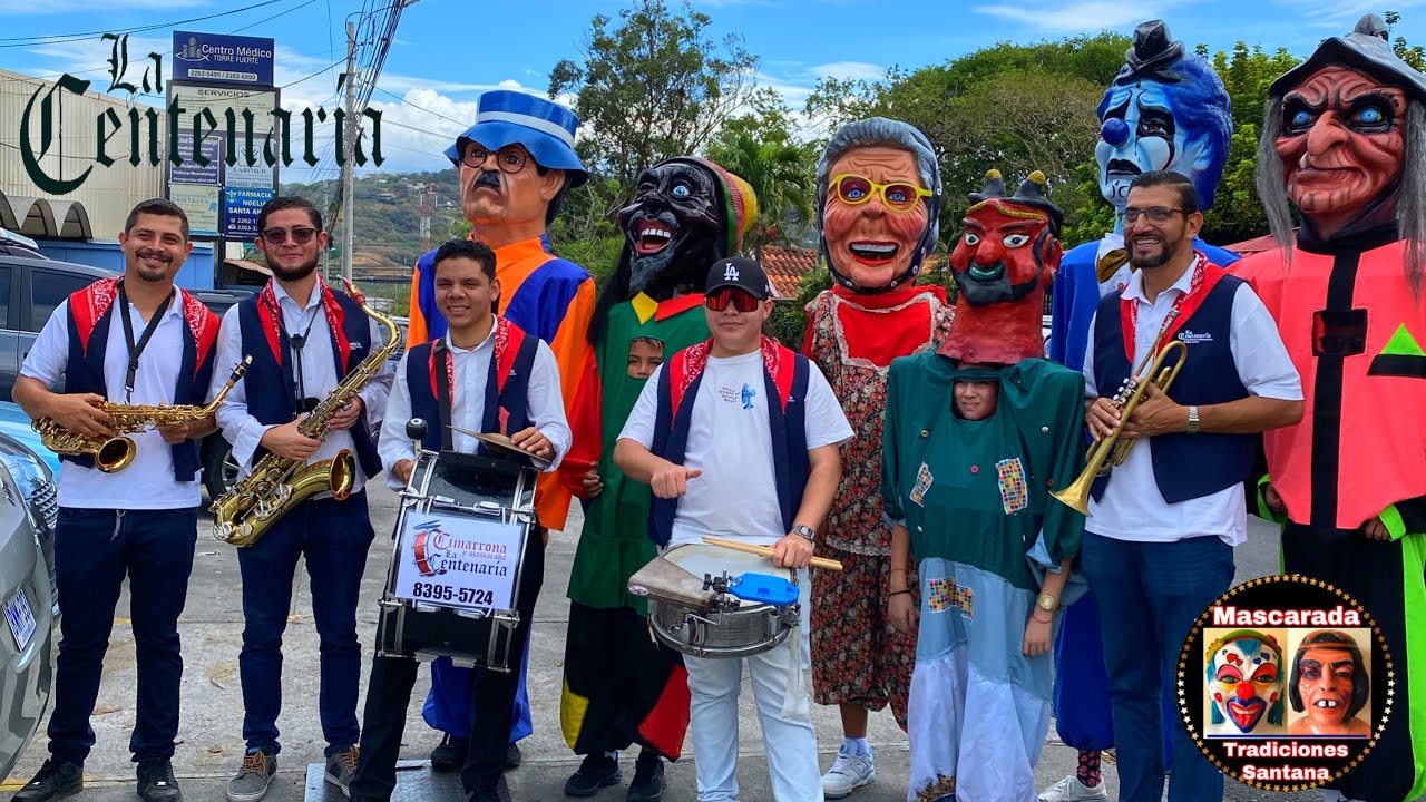 Mascarada y tradiciones Santana y Cimarrona La Centenaria - YouTube