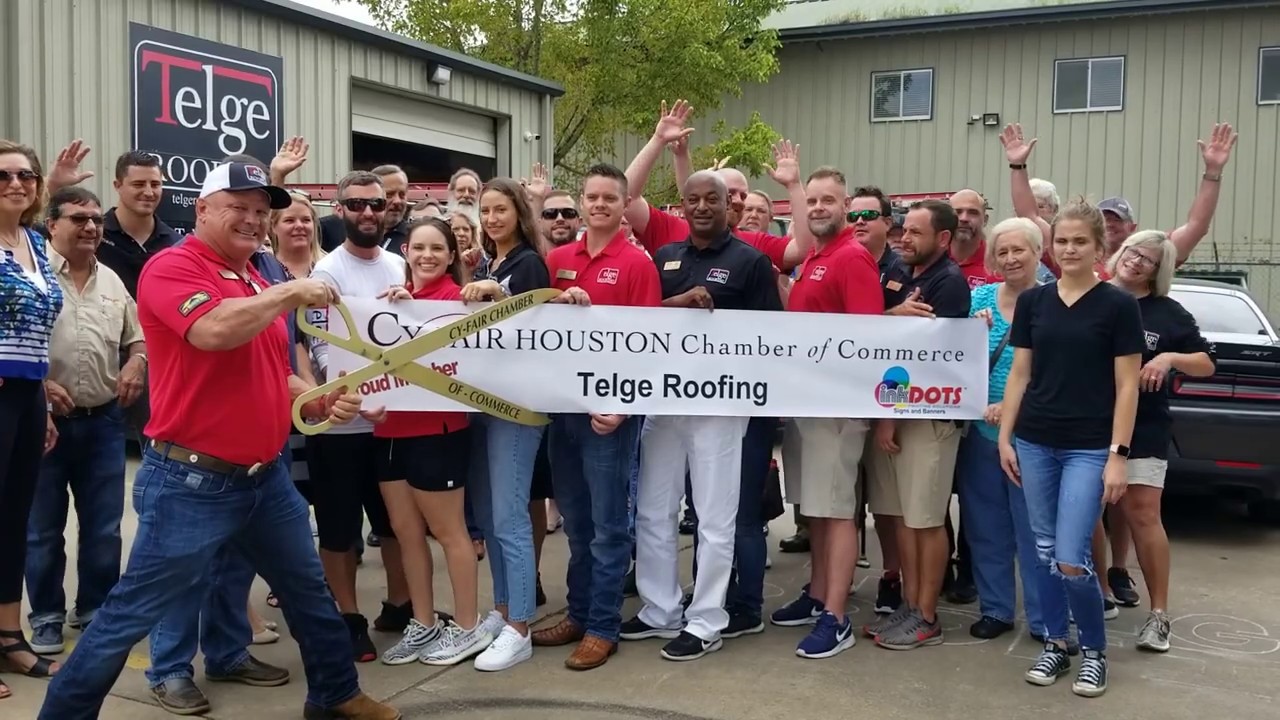 Telge Roofing Ribbon Cutting Ceremony - July 22, 2019 - YouTube