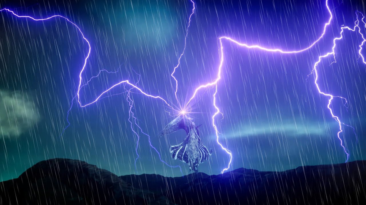 Fantasy Thunder In Stormy Night - Sleep Instantly With Heavy Rain And ...