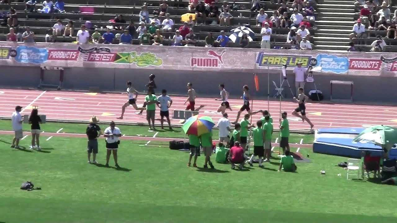 Mt. SAC Relays - Men 800 Meter Run Olympic Dev. Elite - YouTube