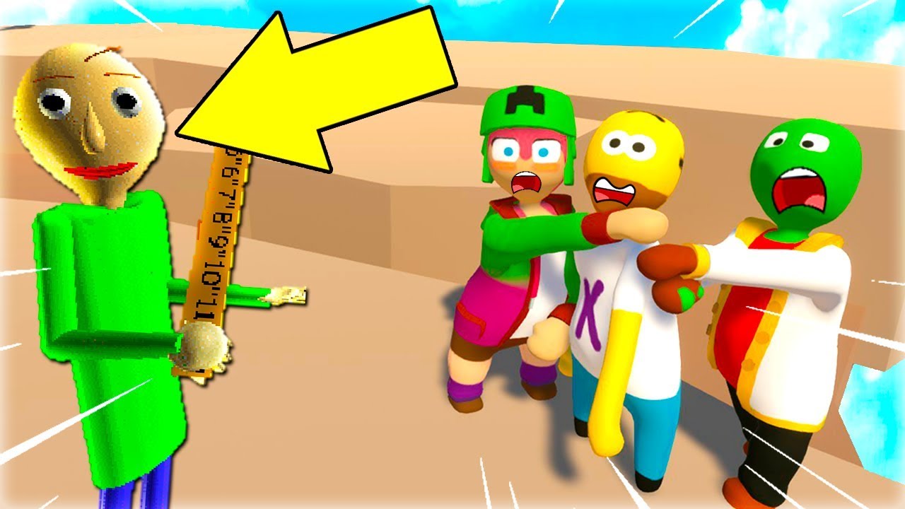 ¡NOS ESCONDEMOS DE BALDI EN EL MUNDO DE PLASTILINA TROLL! 😱 EL ...