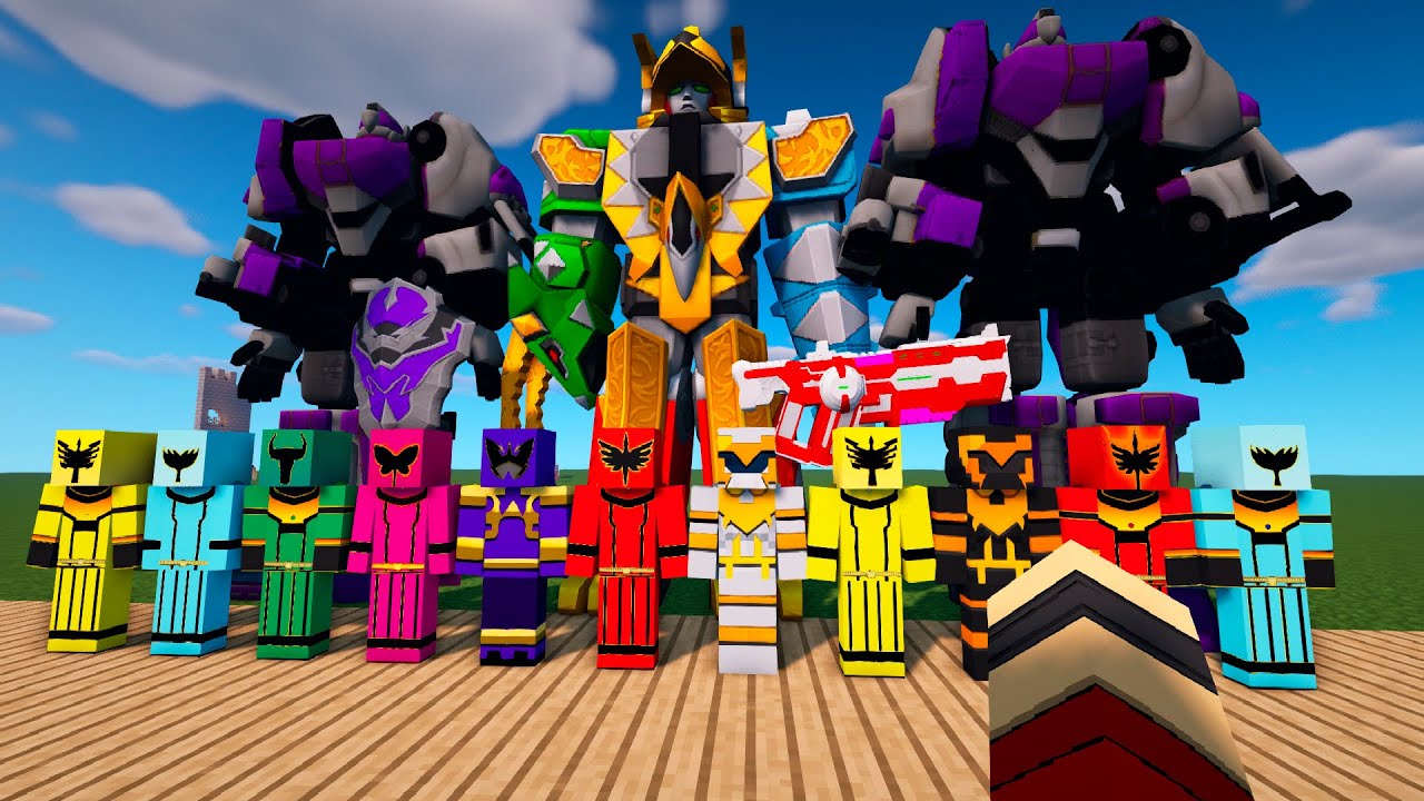 *NOVO* MOD de POWER RANGERS no Minecraft ‹ Goten › - YouTube